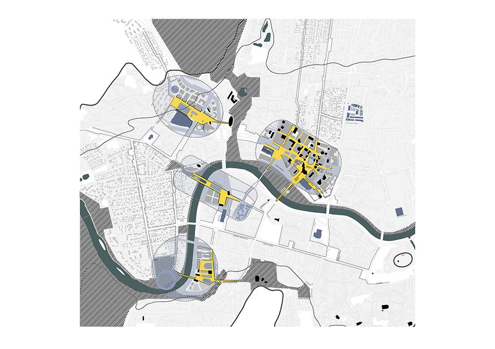 Urban architectural concept of the 21st century business clusters ...