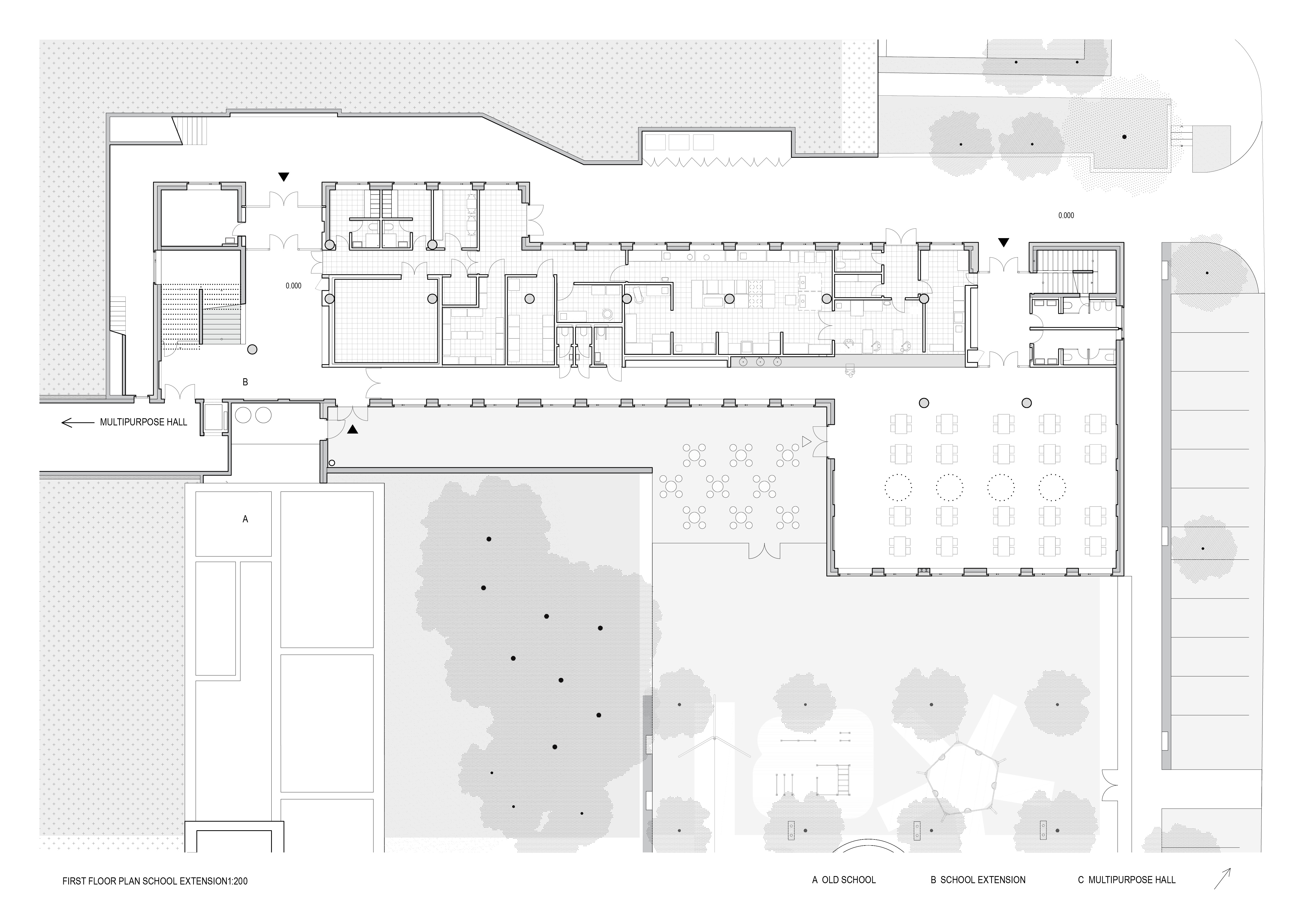 Extension of a Primary School - New School Pavilion and Multipurpose ...