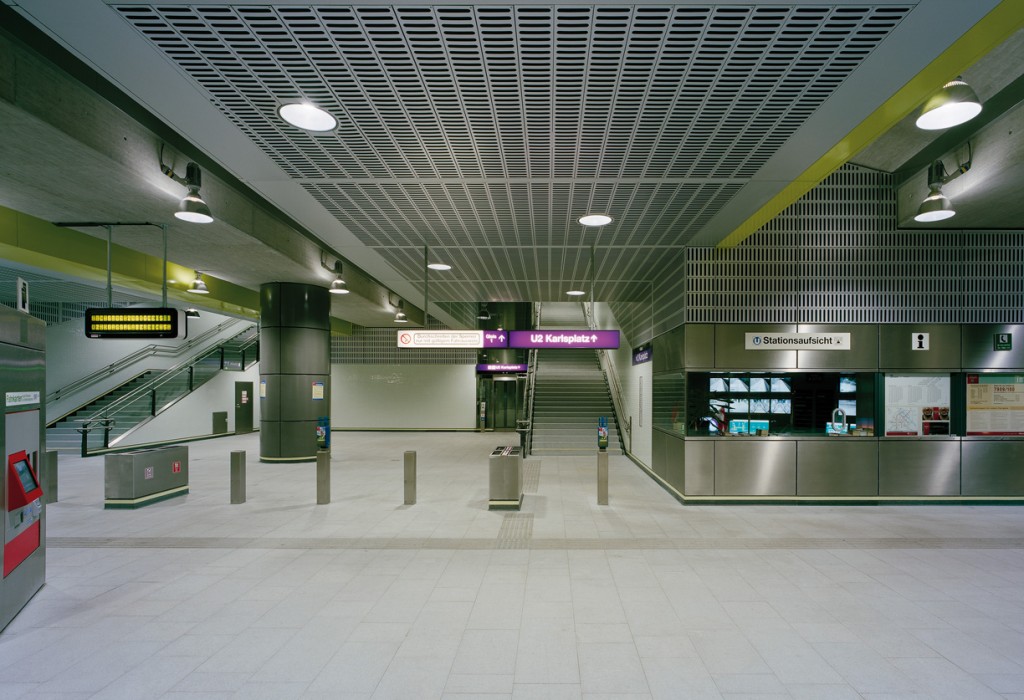 Extension Subway Line U2, Vienna, Stations in Upper Level | EUmies Awards