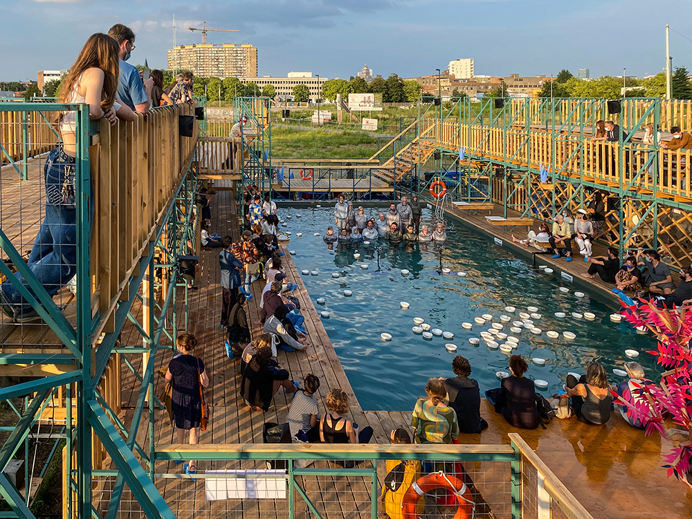 Open air swimming pool FLOW | EUmies Awards
