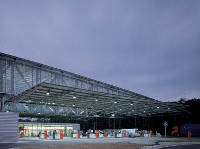 Total Fina Elf Service Stations - Orival Area | EUmies Awards