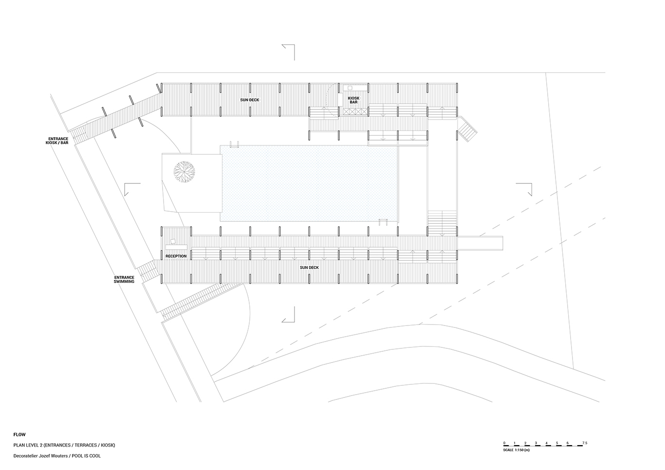 Open air swimming pool FLOW | EUmies Awards