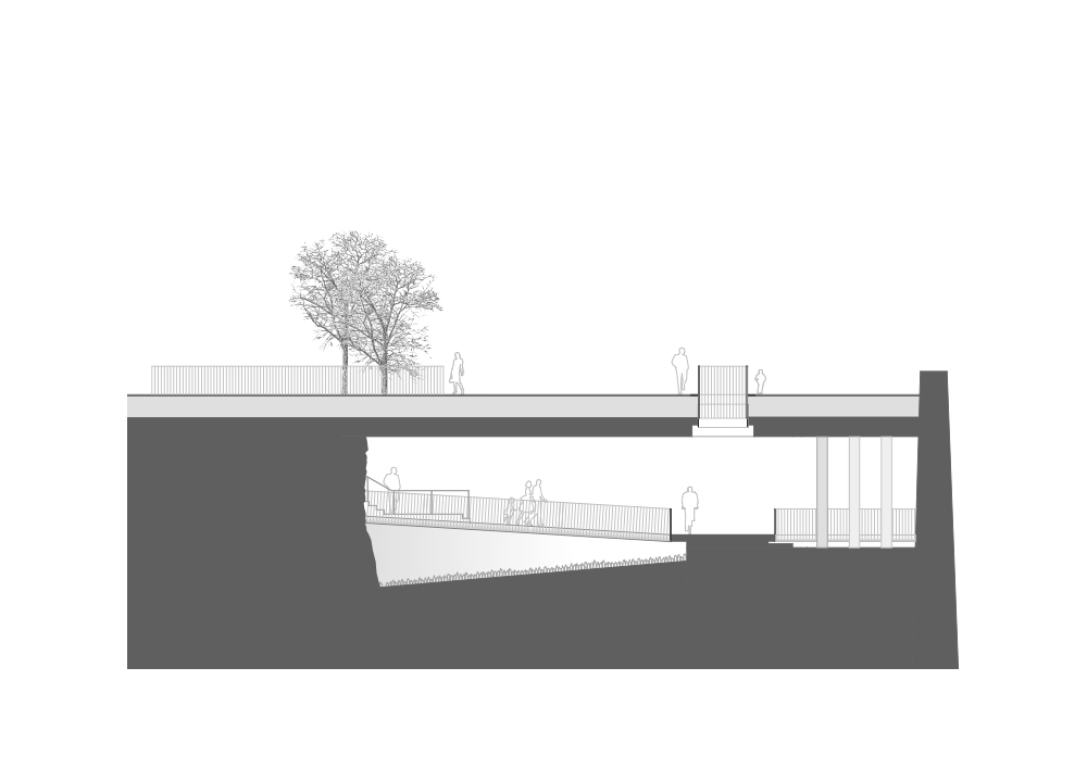 Cycle and Pedestrian Path under the Adolphe Bridge | EUmies Awards