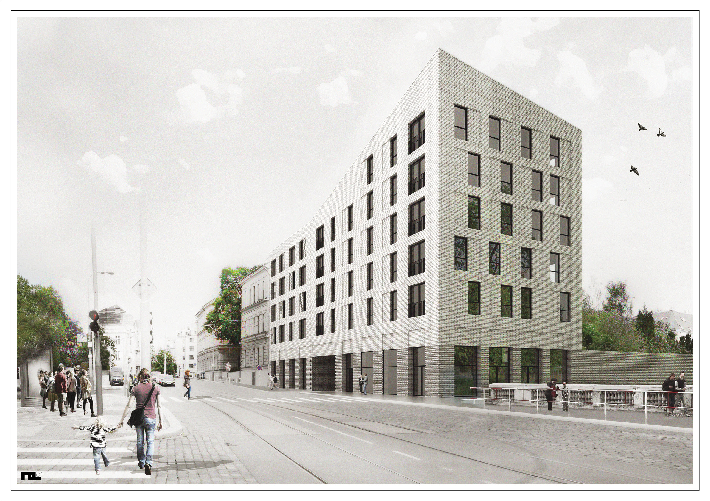 Corner building in Prague | EUmies Awards