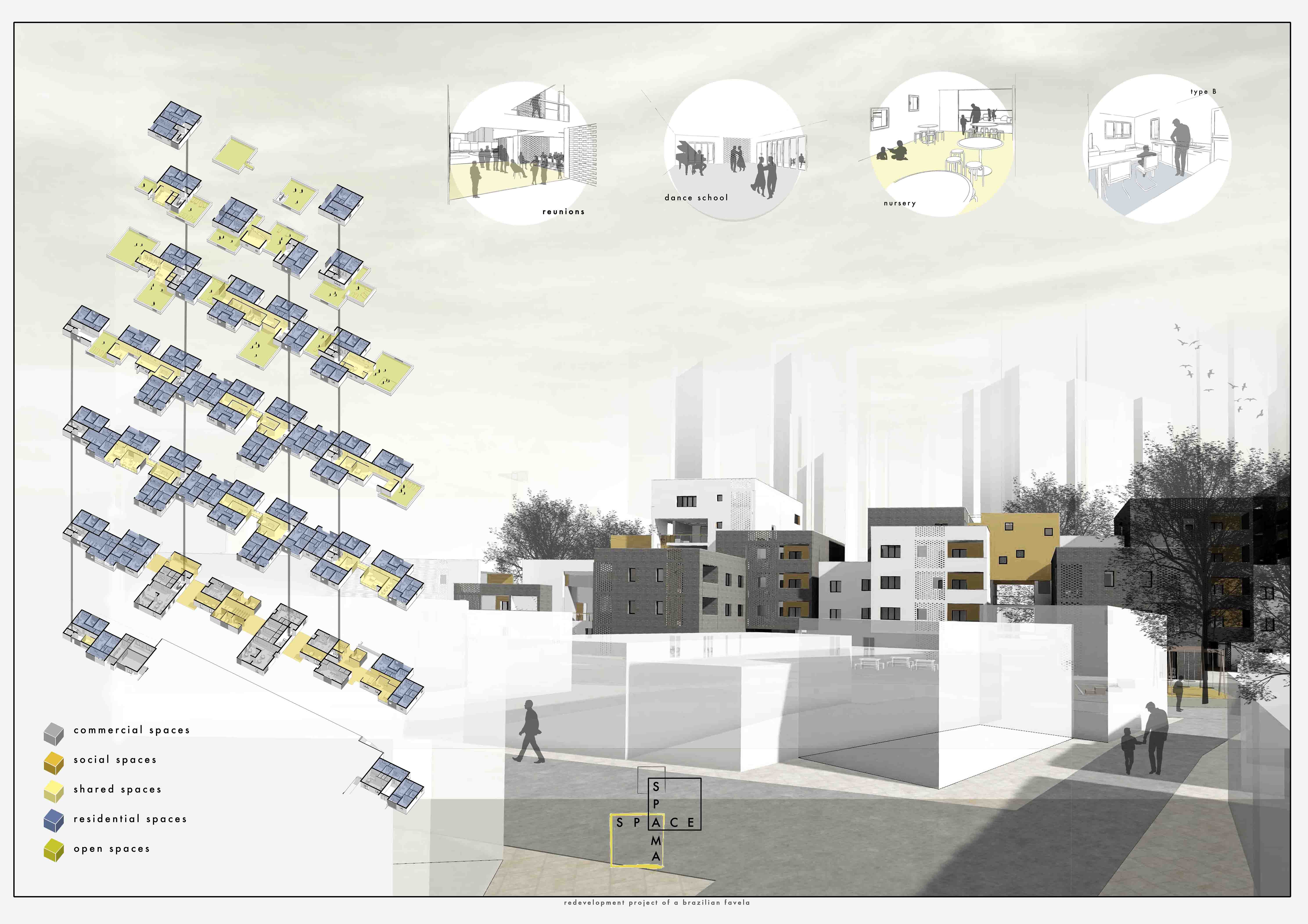 Spama space. Slum upgrading project, Brazil | EUmies Awards