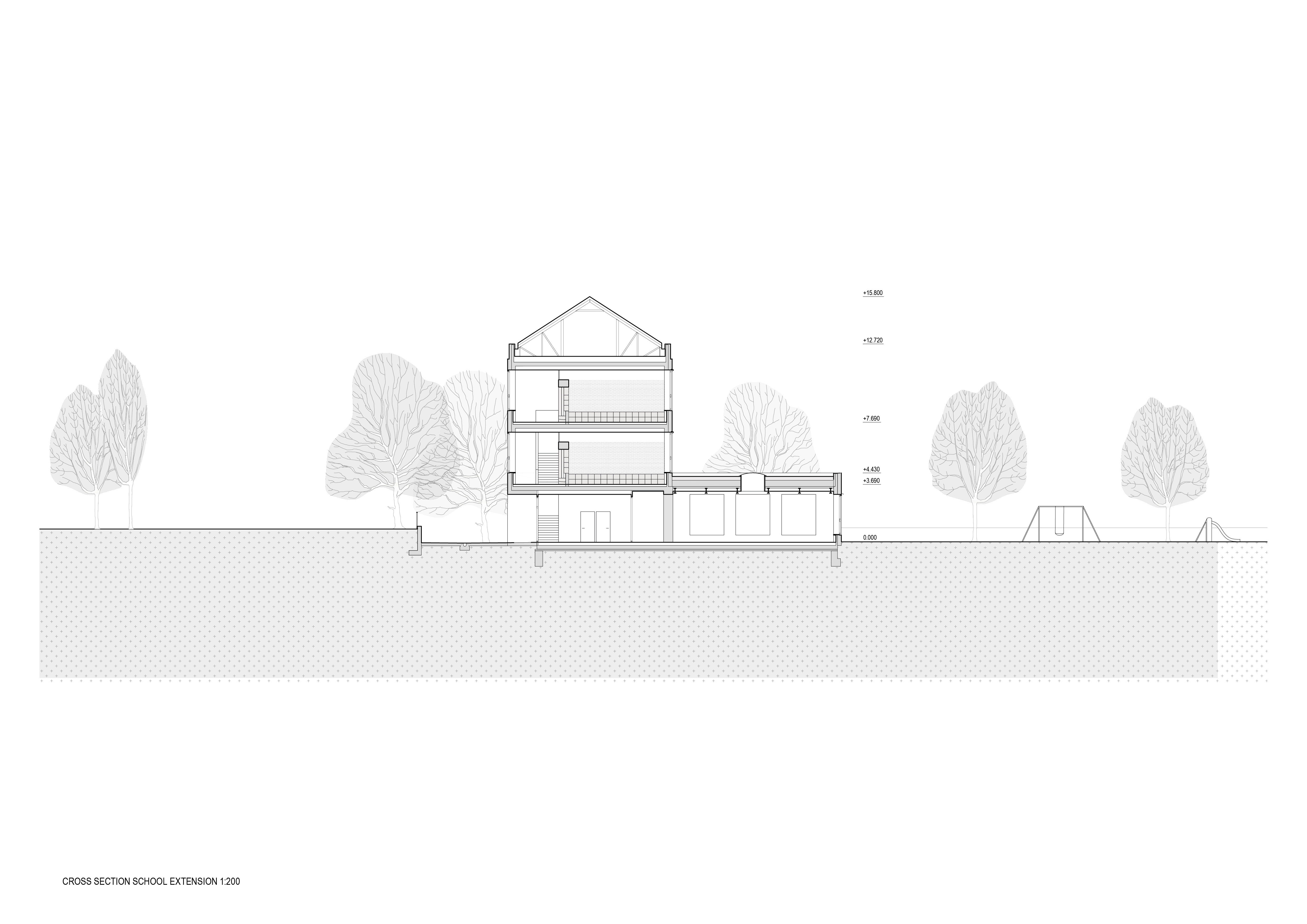 Extension of a Primary School - New School Pavilion and Multipurpose ...