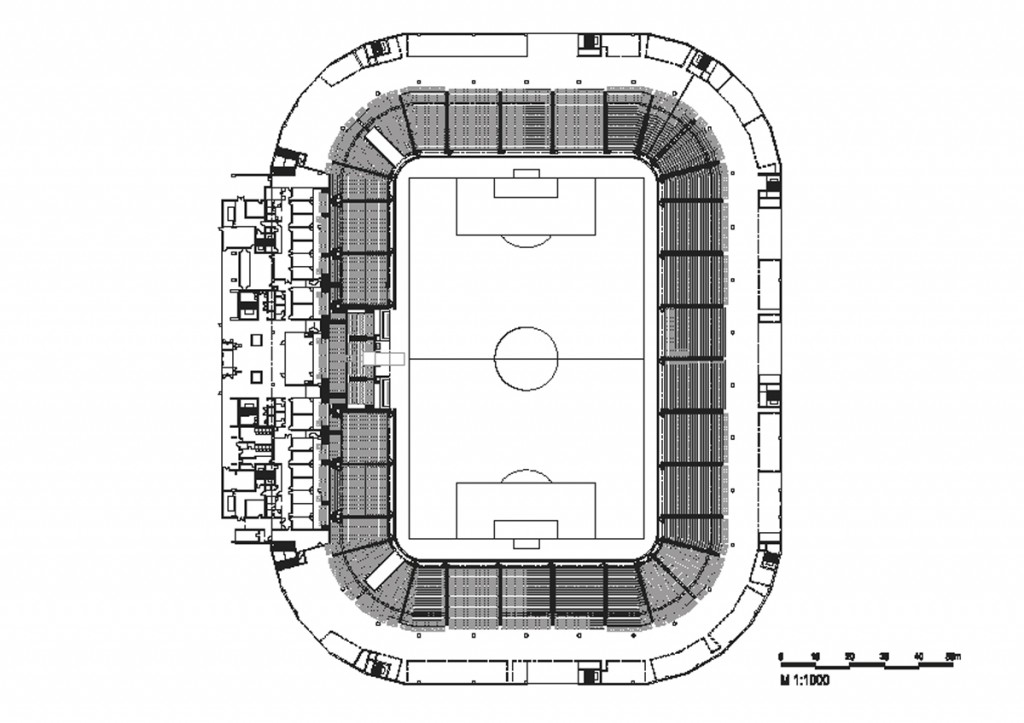 Football Stadium and Multipurpose Sportshall, Sports Park Stozice ...